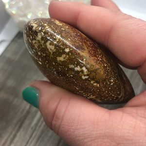 Accents | Rare Ocean Jasper W Natural Geode Specks Agate | Poshmark